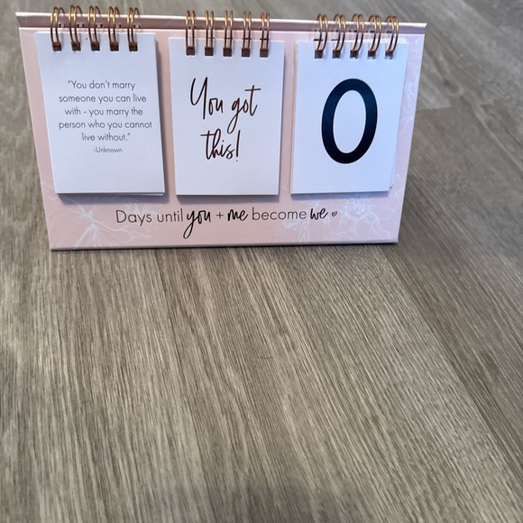 Office | Wedding Countdown Flip Chart | Poshmark